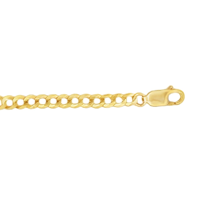 Mountz Collection 20" Comfort Curb Chain in 14K Yellow Gold – Mountz ...